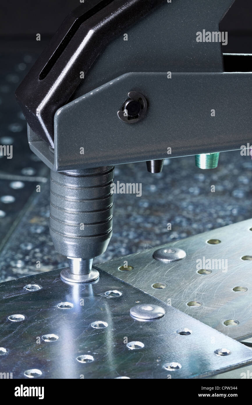 Metal work tools Stock Photo - Alamy