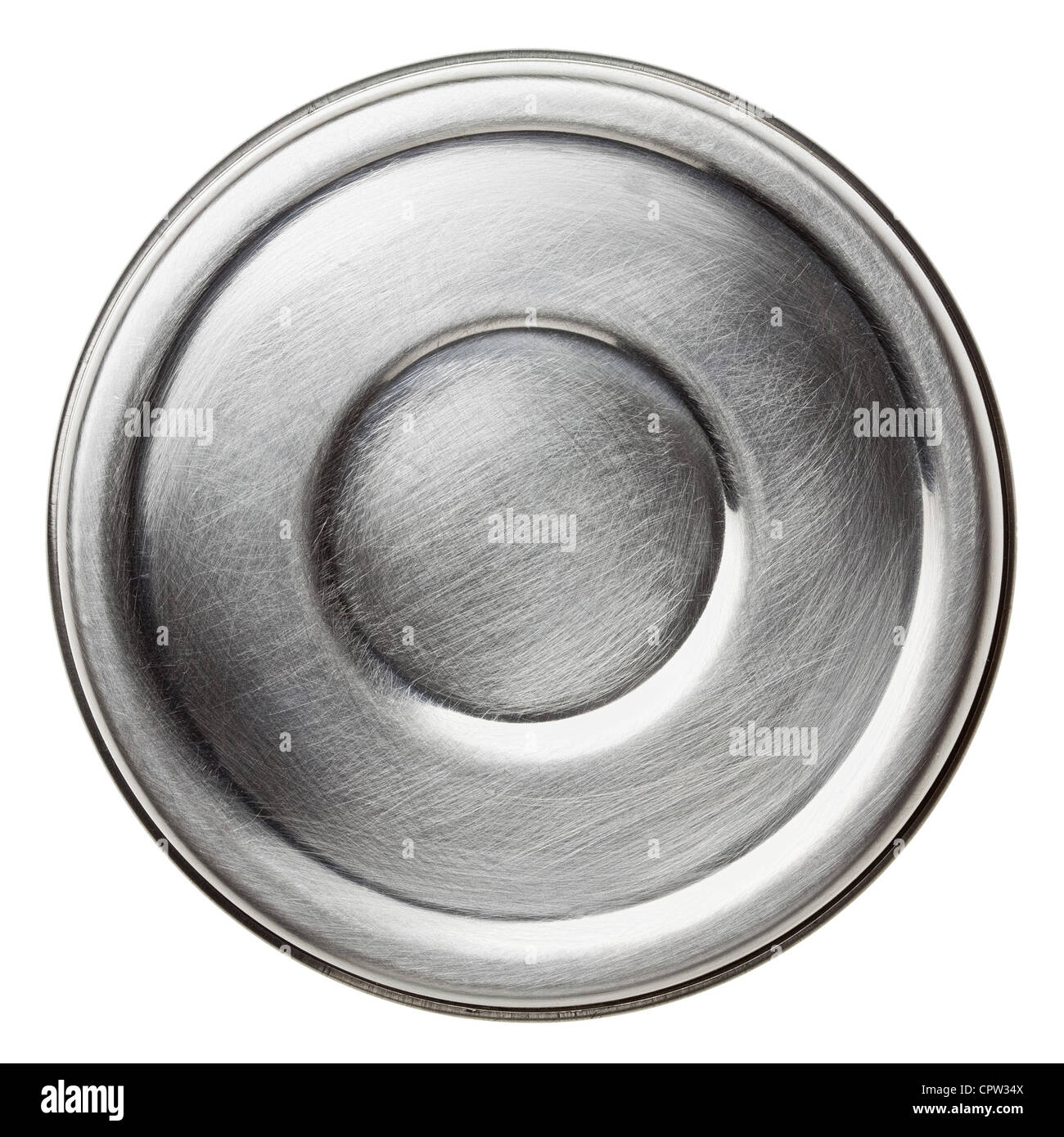 Scratched round metal plate texture Stock Photo - Alamy