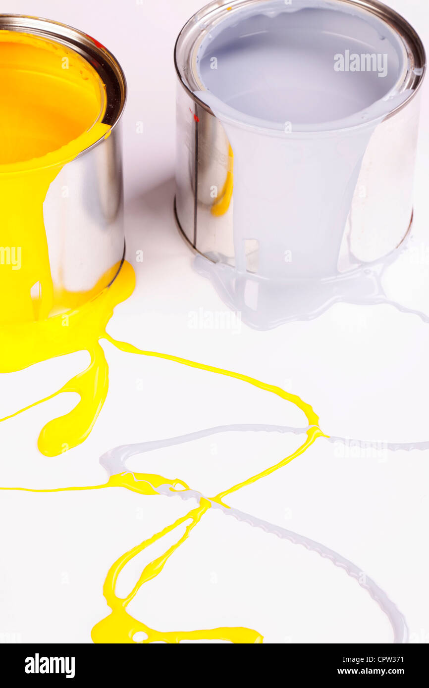 Spilled Paint Can High Resolution Stock Photography and Images - Alamy