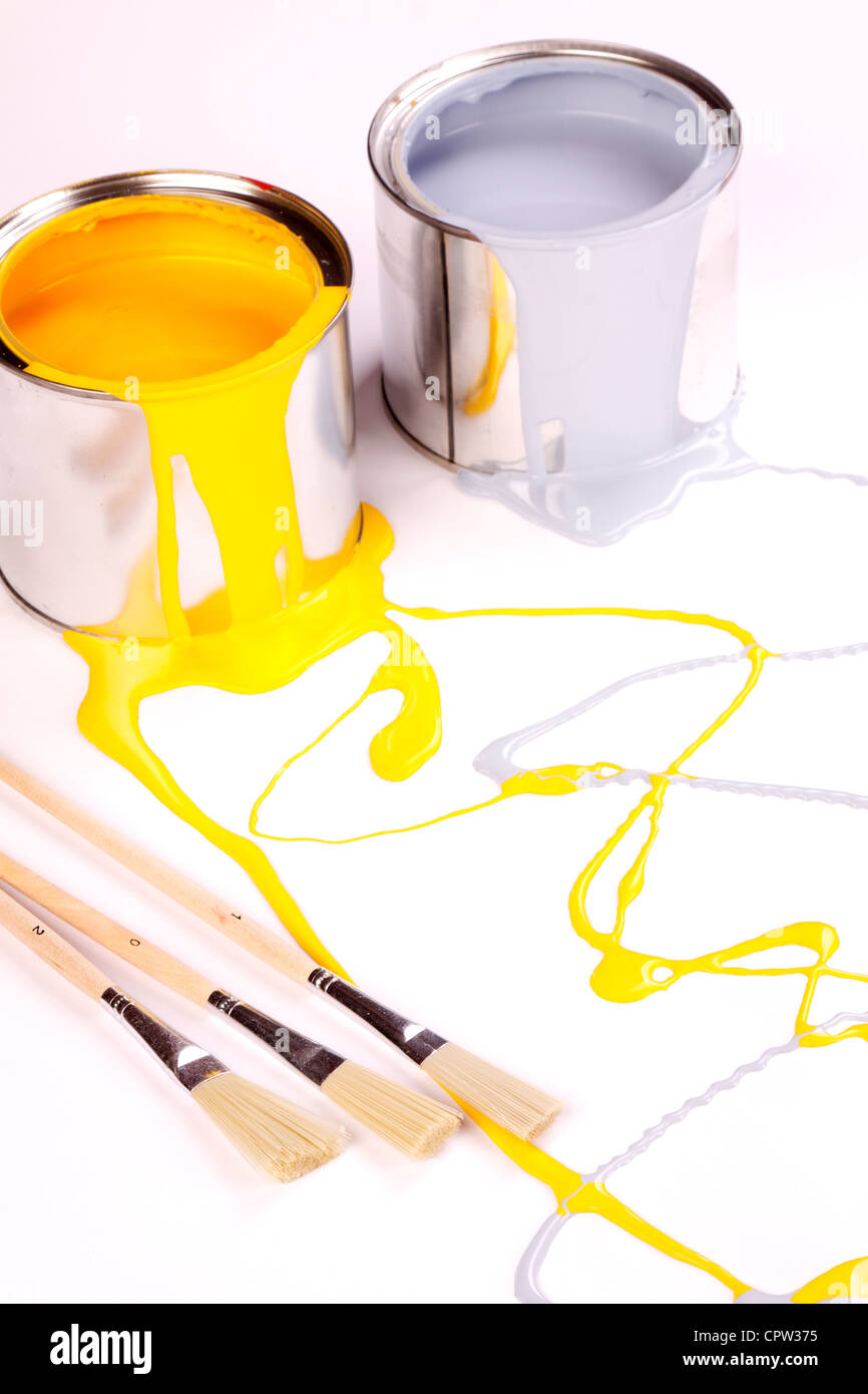 Spilled paint RM Stock Photo - Alamy