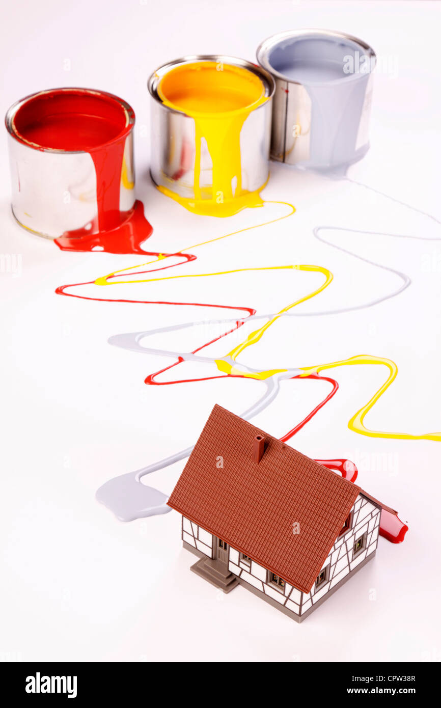 Spilled paint RM Stock Photo - Alamy