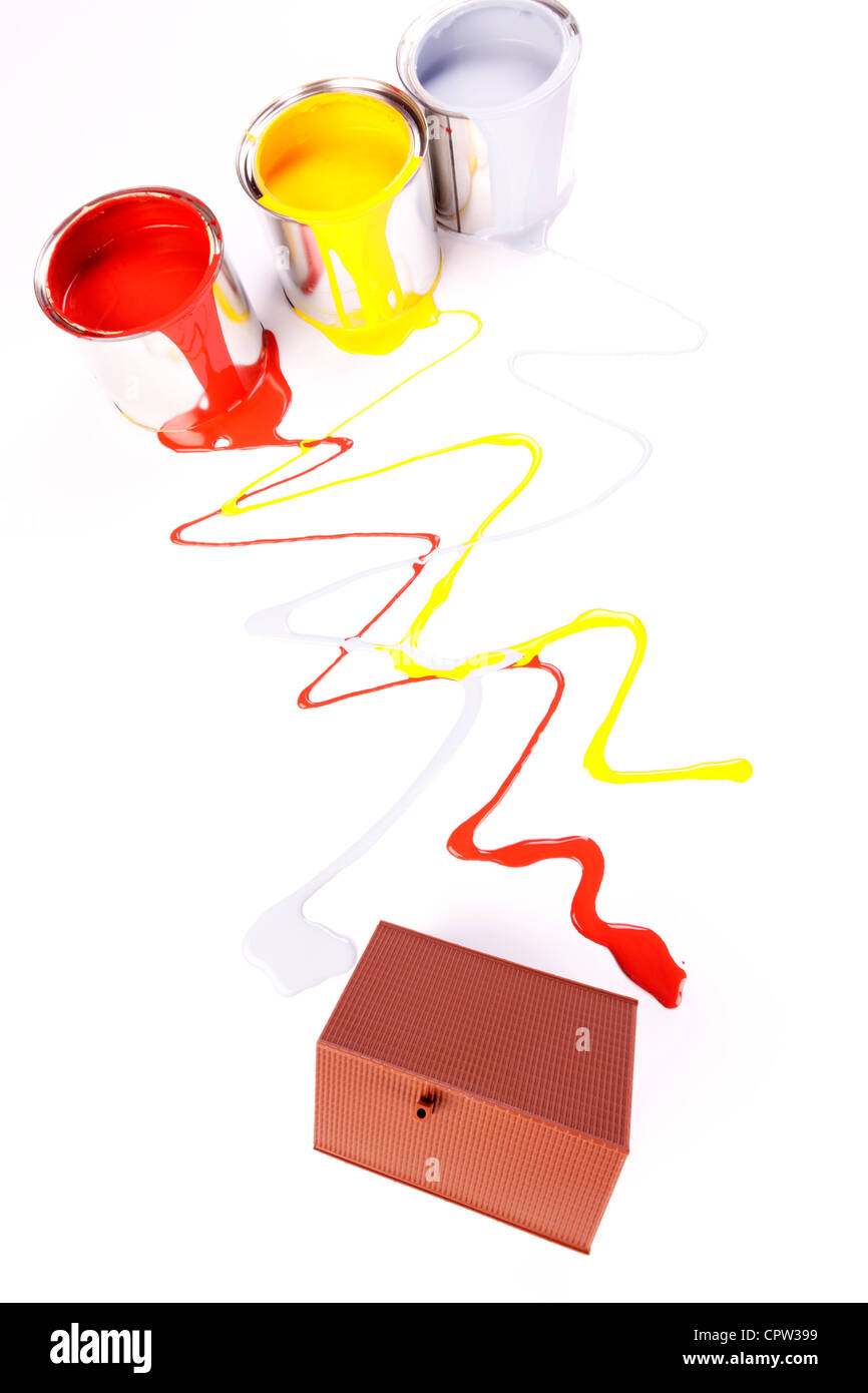 Spilled paint RM Stock Photo - Alamy