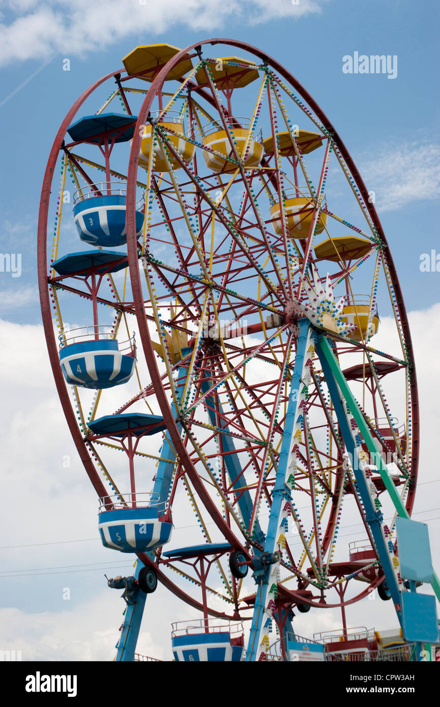 Carousel in Miniature Park in Inwald in Poland Stock Photo - Alamy