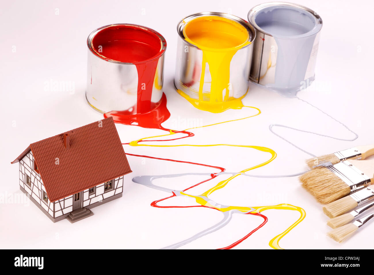 Spilled paint RM Stock Photo - Alamy