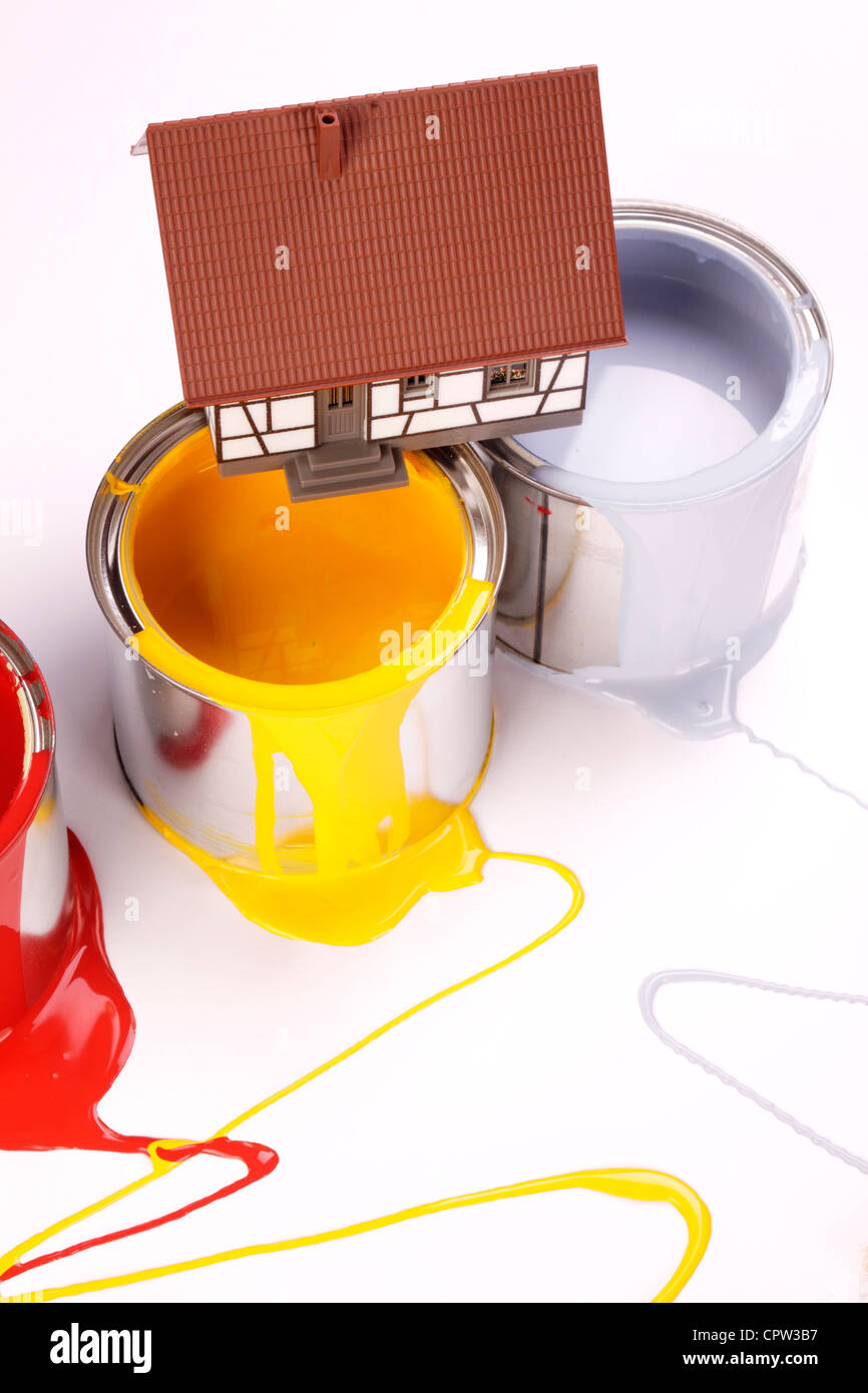 Spilled paint RM Stock Photo - Alamy