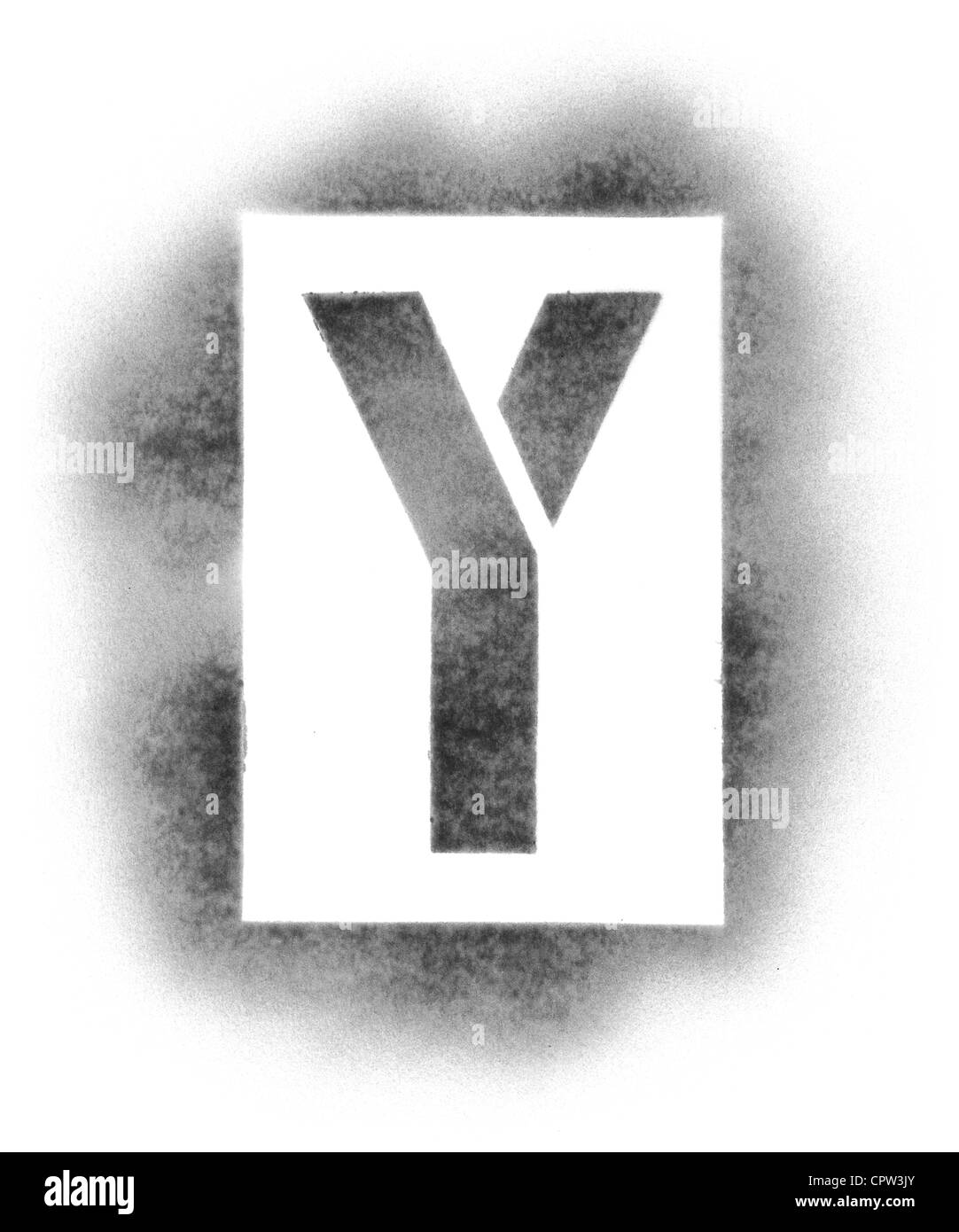 Alphabet letters spray paint abc Black and White Stock Photos & Images ...