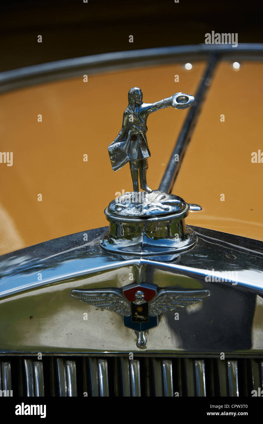Veteran classic car close up - detail Stock Photo - Alamy