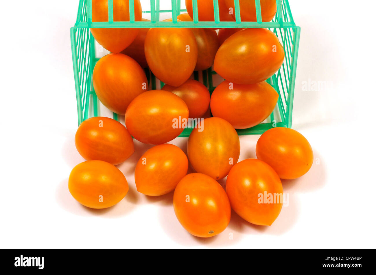 Organic yellow Roma tomatoes Stock Photo - Alamy