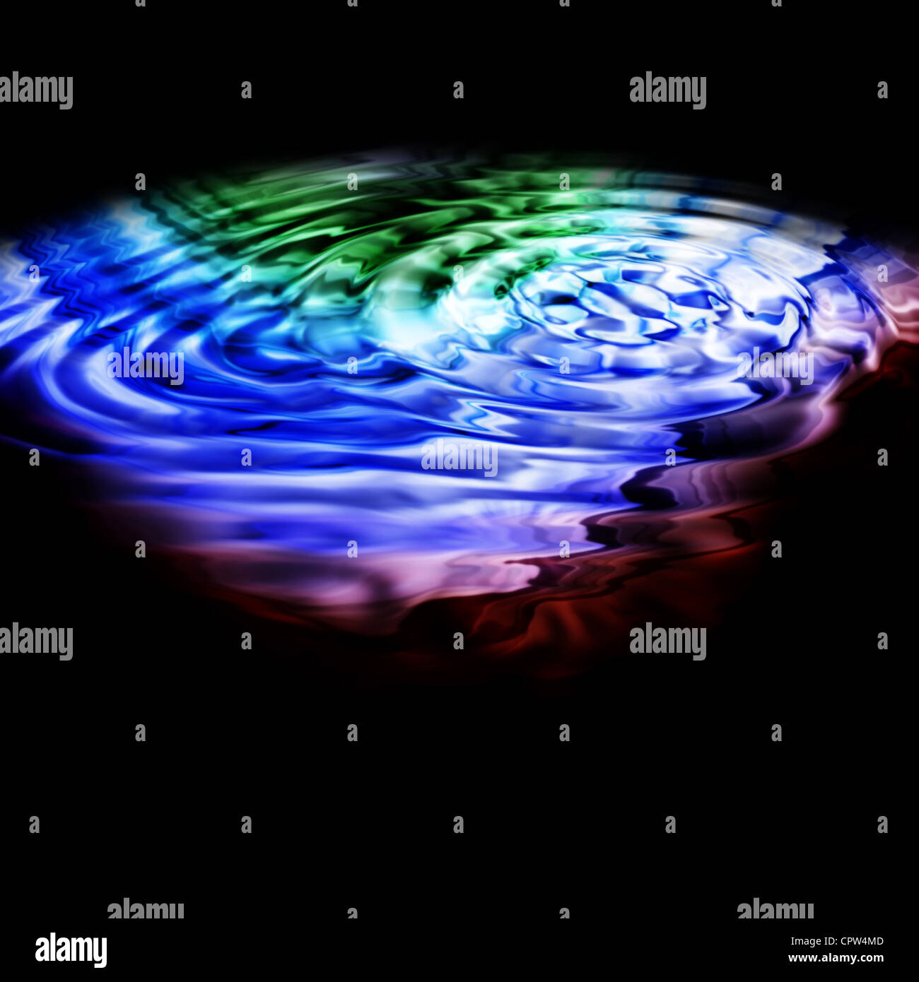 Illustrated wave background design Stock Photo - Alamy