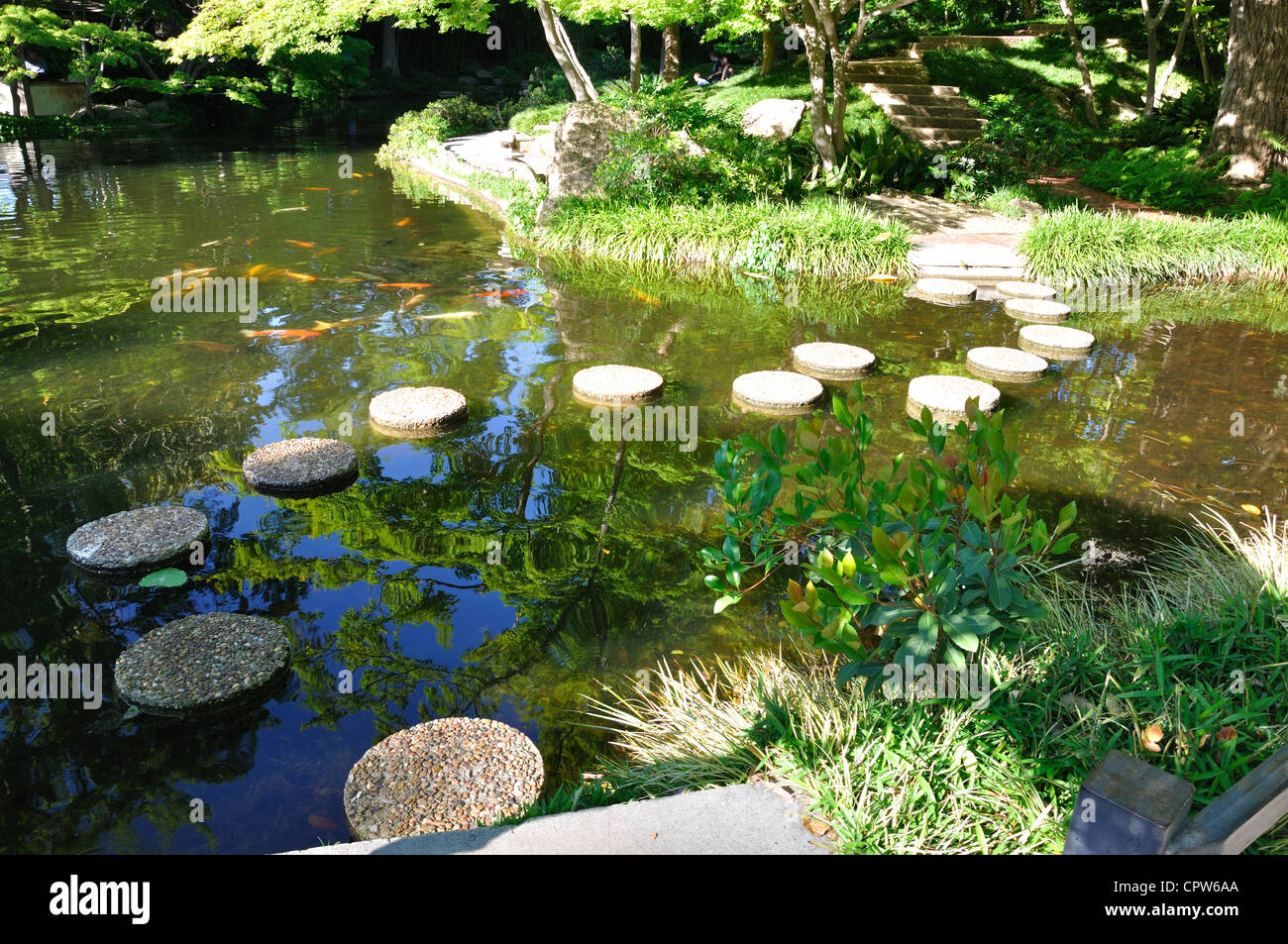 Japanese Garden, Fort Worth, Texas, USA Stock Photo - Alamy