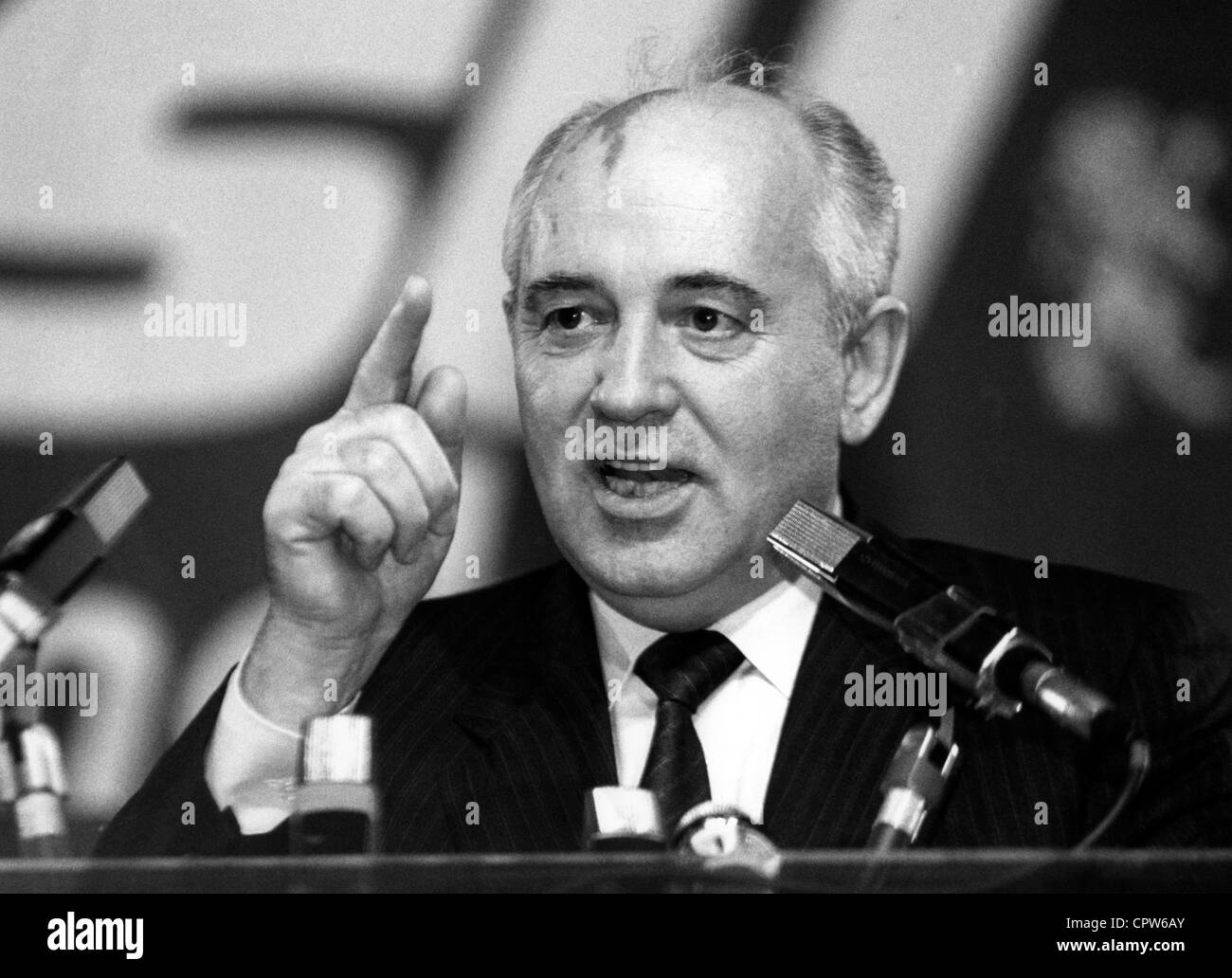 Mikhail gorbachev hi-res stock photography and images - Alamy