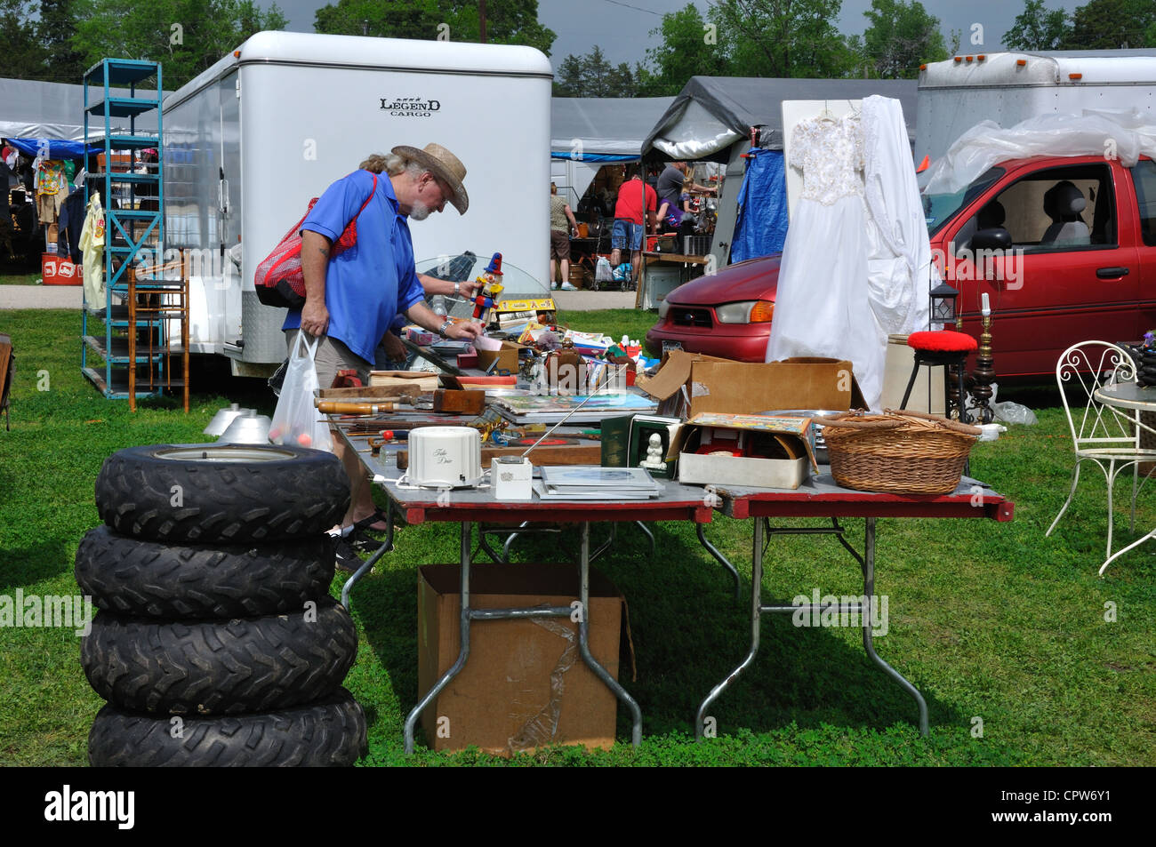 First monday trade days flea hi-res stock photography and images - Alamy