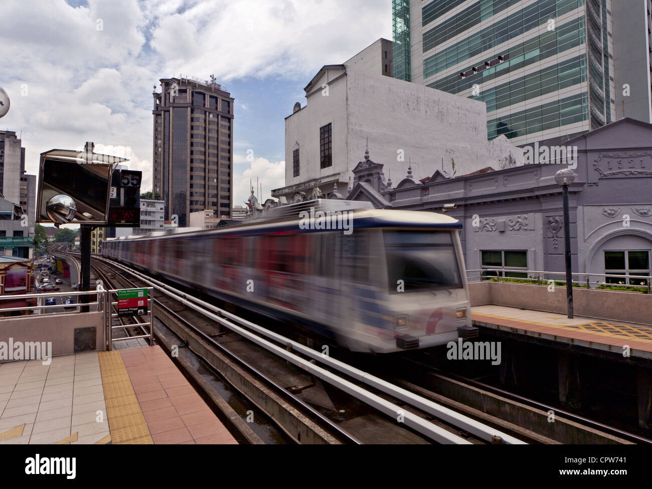 LRT metro of Kuala Lumpur, Malaysia Stock Photo - Alamy