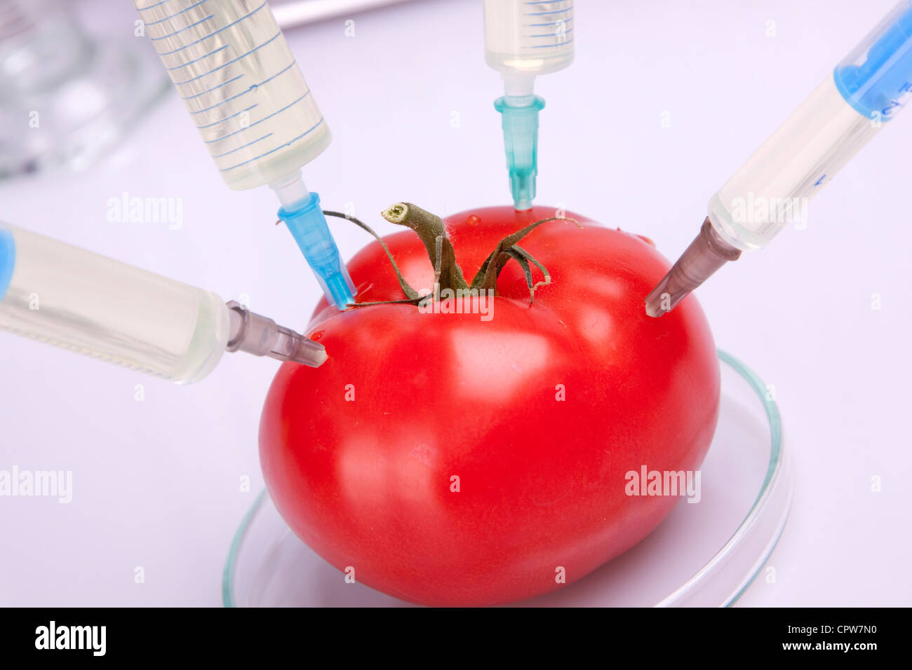 Genetically modified fruits and vegetables Stock Photo - Alamy