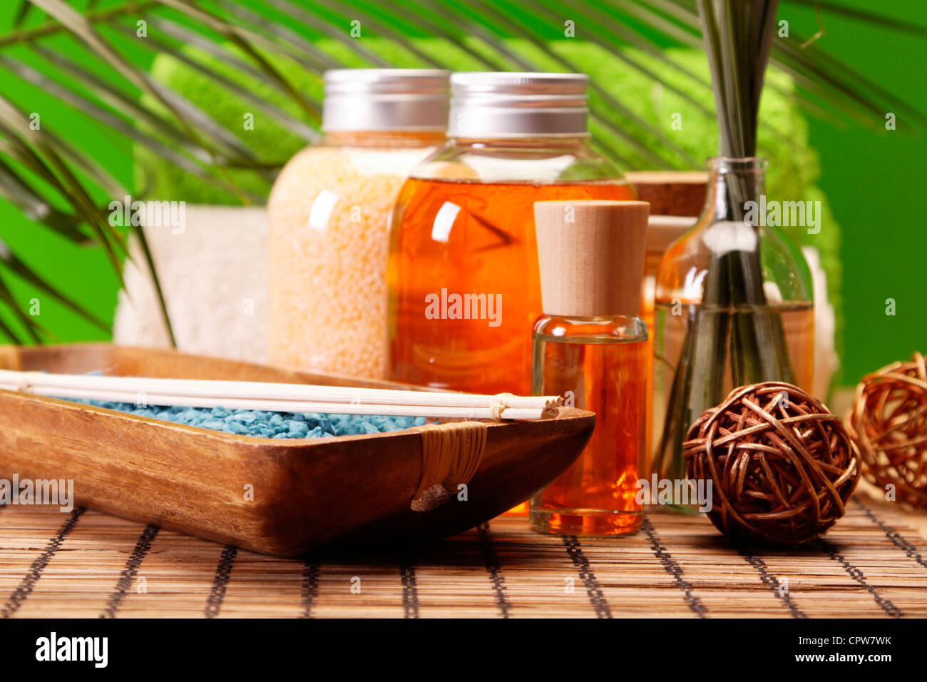 Take care about your body in SPA. Zen and relax, soap Stock Photo - Alamy