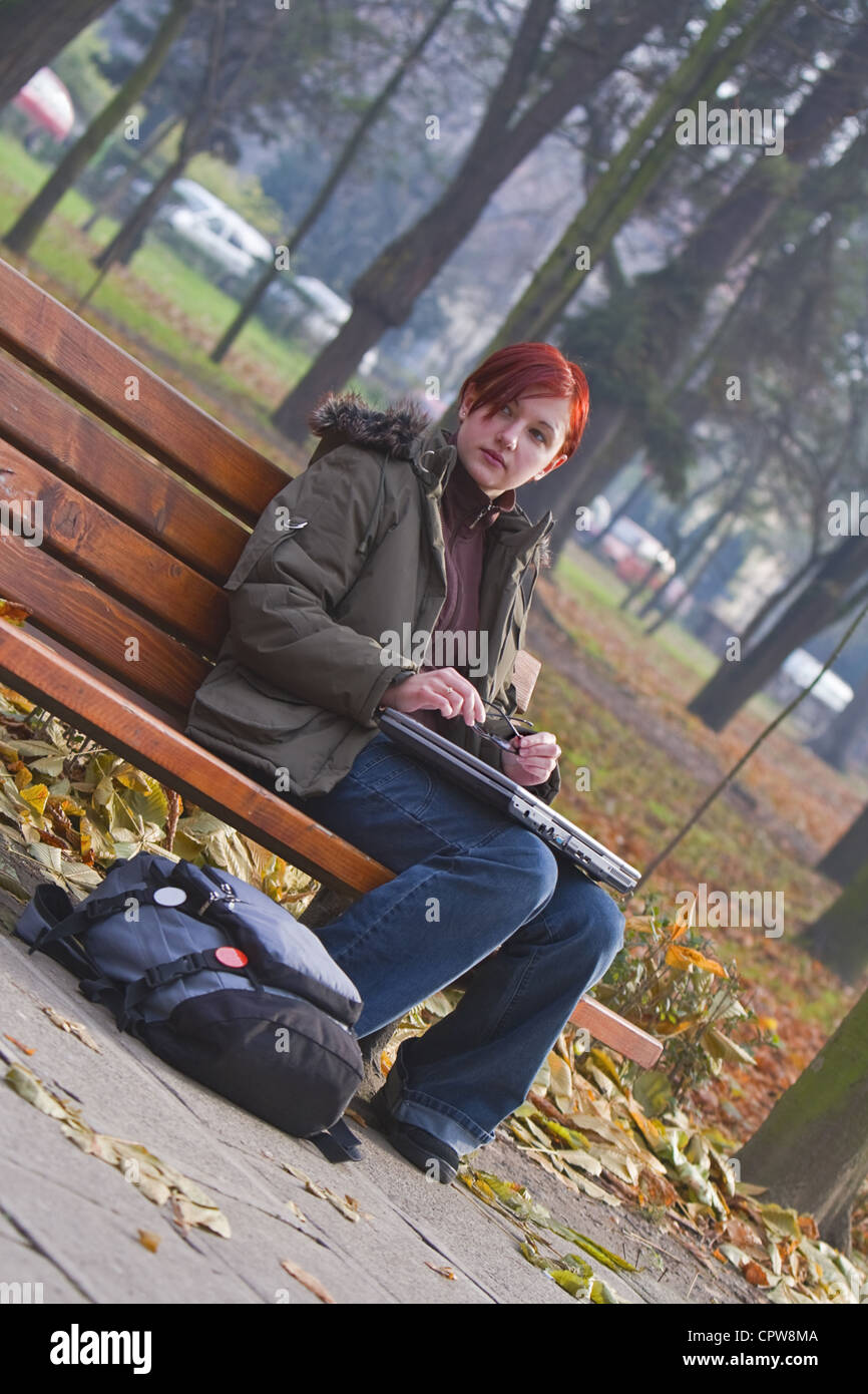 Siting bench hi-res stock photography and images - Alamy