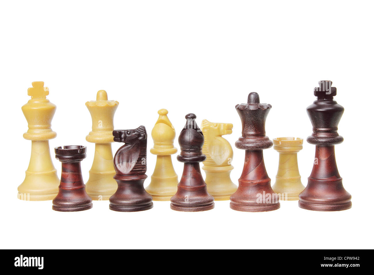 Chess pieces cutout hi-res stock photography and images - Alamy