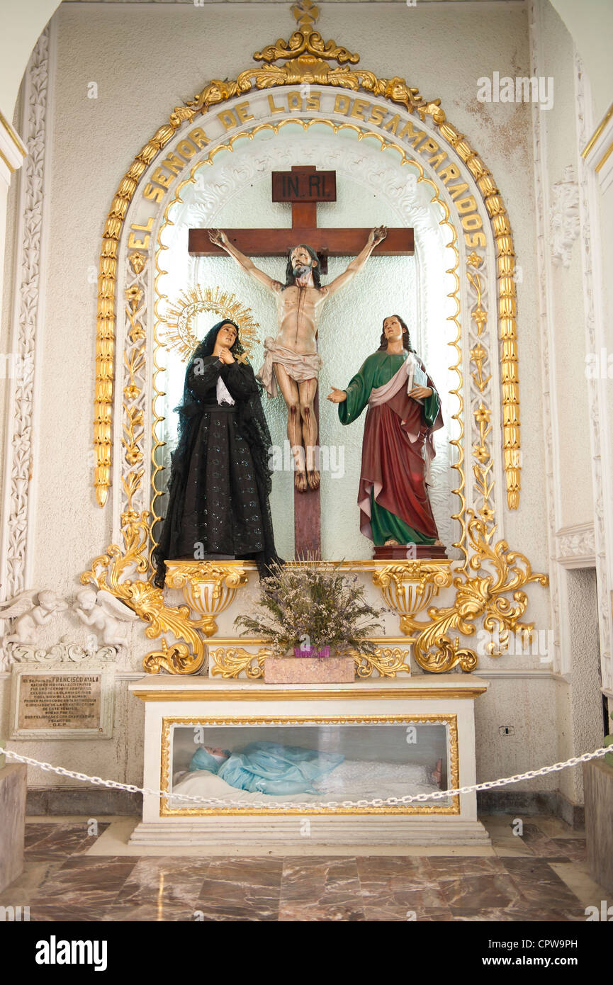Mexico, Puerto Vallarta. Interior of The Our Lady of Guadalupe Church ...