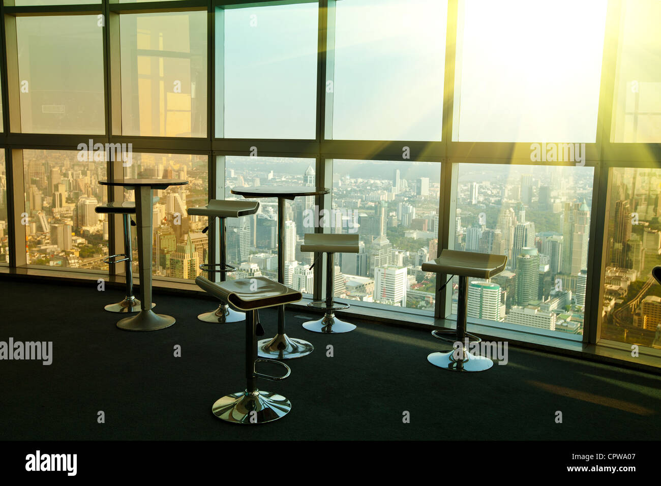 Interior office in a skyscraper Stock Photo - Alamy