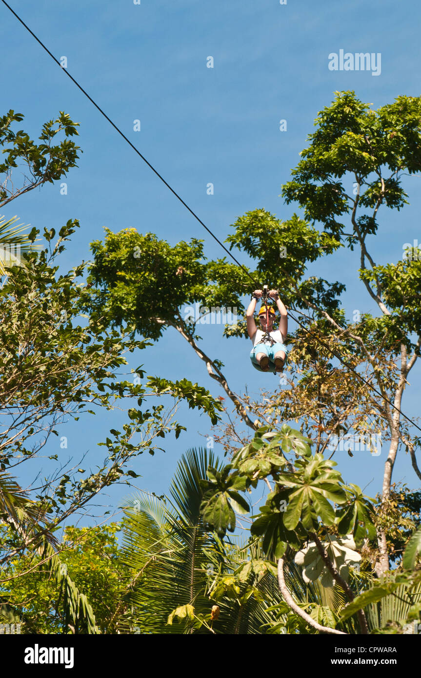 Canopy adventure park mexico hi-res stock photography and images - Alamy