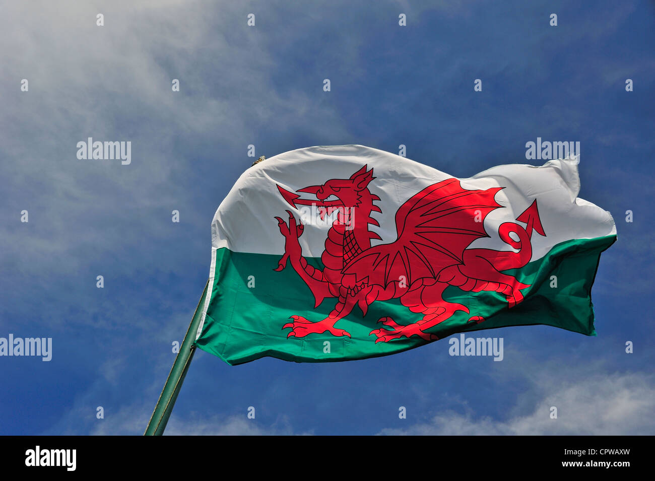 Welsh flag hi-res stock photography and images - Alamy