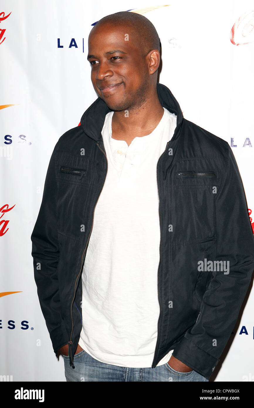 Actor Keith Powell arrives at the grand opening of the LA Fitness ...