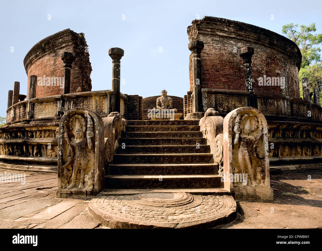 ancient Polonnaruwa temple - medieval capital of Ceylon,UNESCO World ...