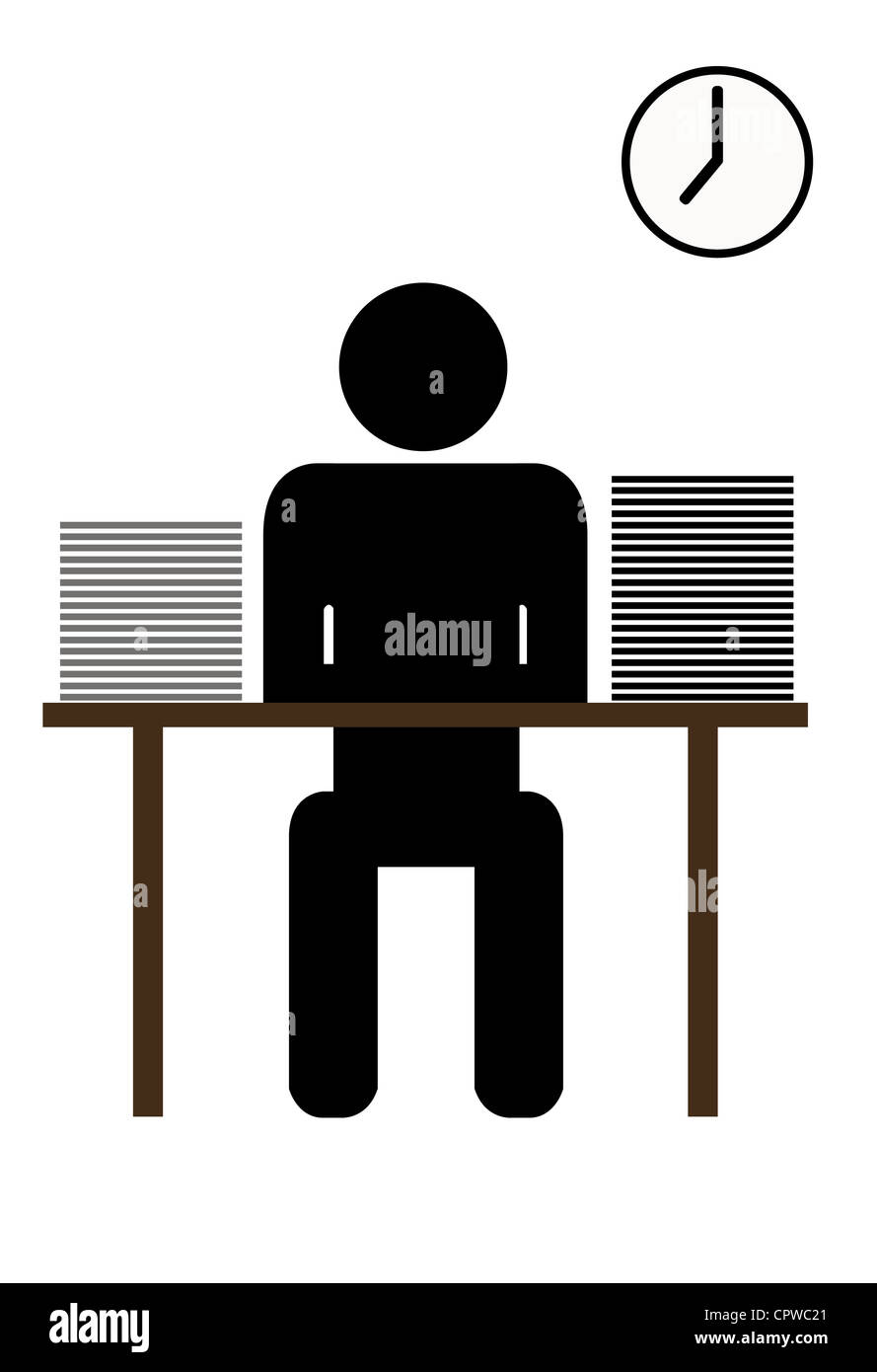 A lot of work Stock Photo - Alamy