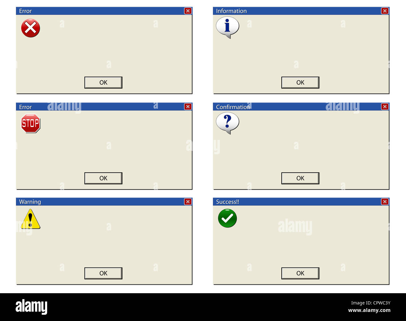 Create Your Own Error Or Information Message Classic Computer
