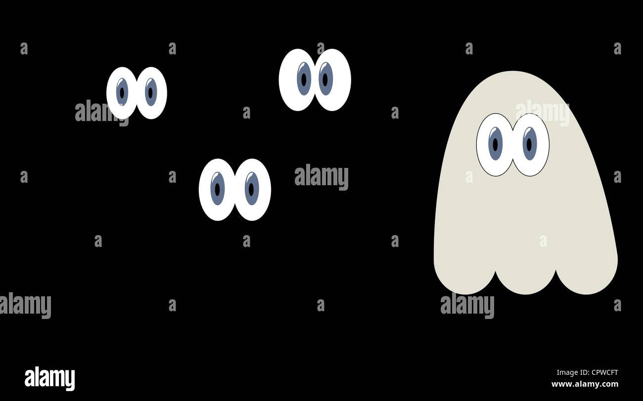 Ghost cartoon hi-res stock photography and images - Alamy