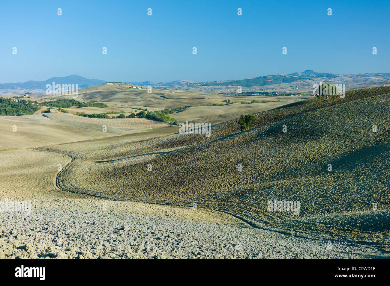Undulating fields in rolling hills hi-res stock photography and images ...