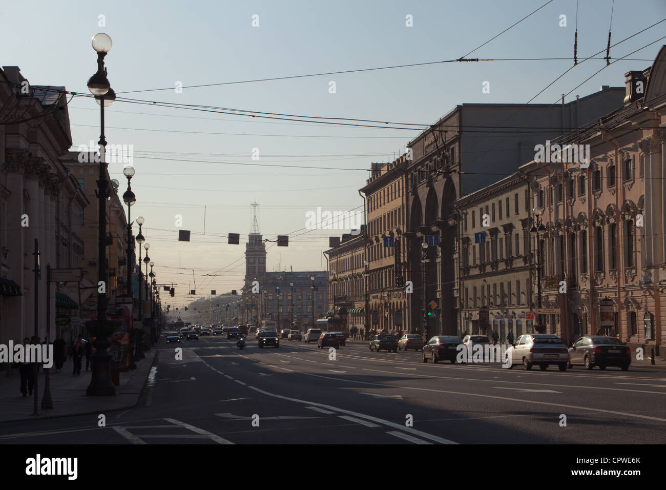 Nevsky Prospect, St.Petersburg, Russia Stock Photo - Alamy