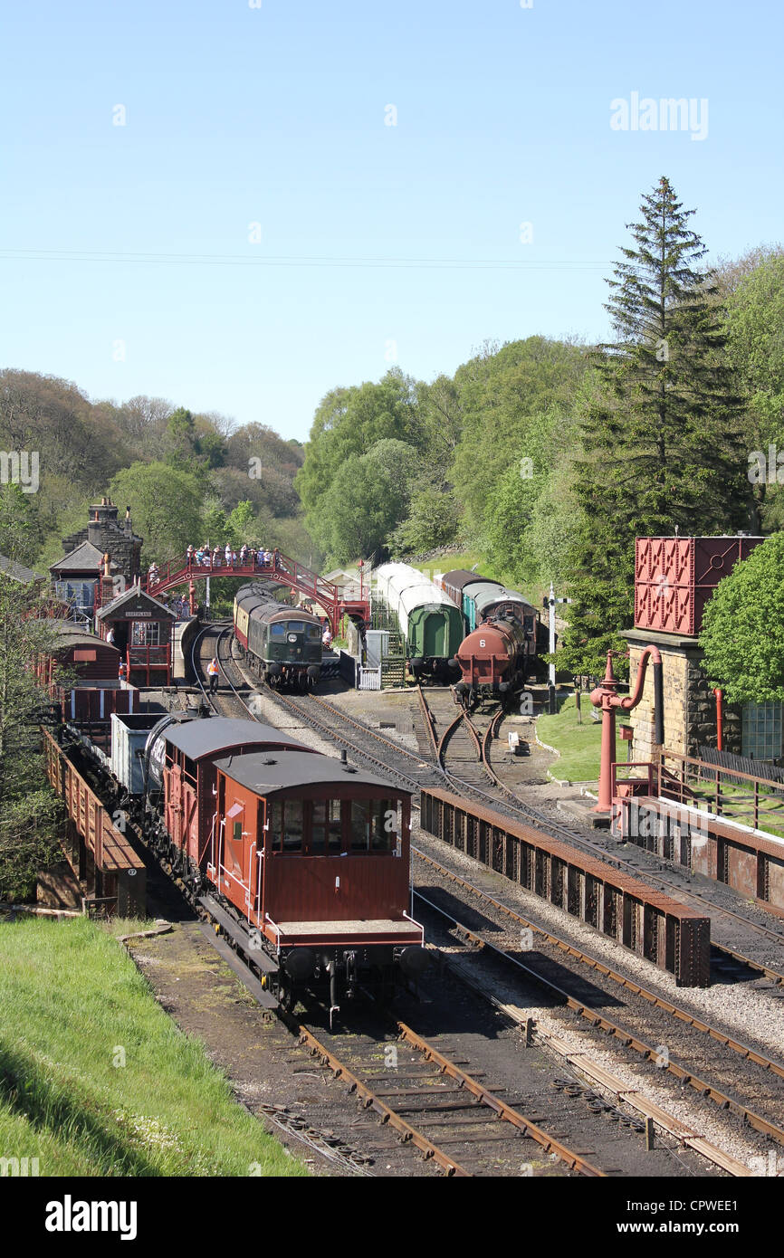 Harry potter train goathland hogsmeade hi-res stock photography and ...