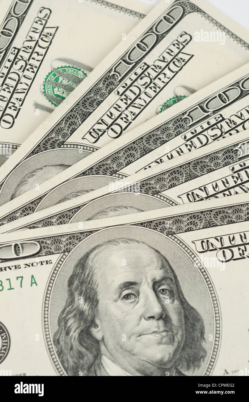 Close up view of dollar banknote Stock Photo - Alamy