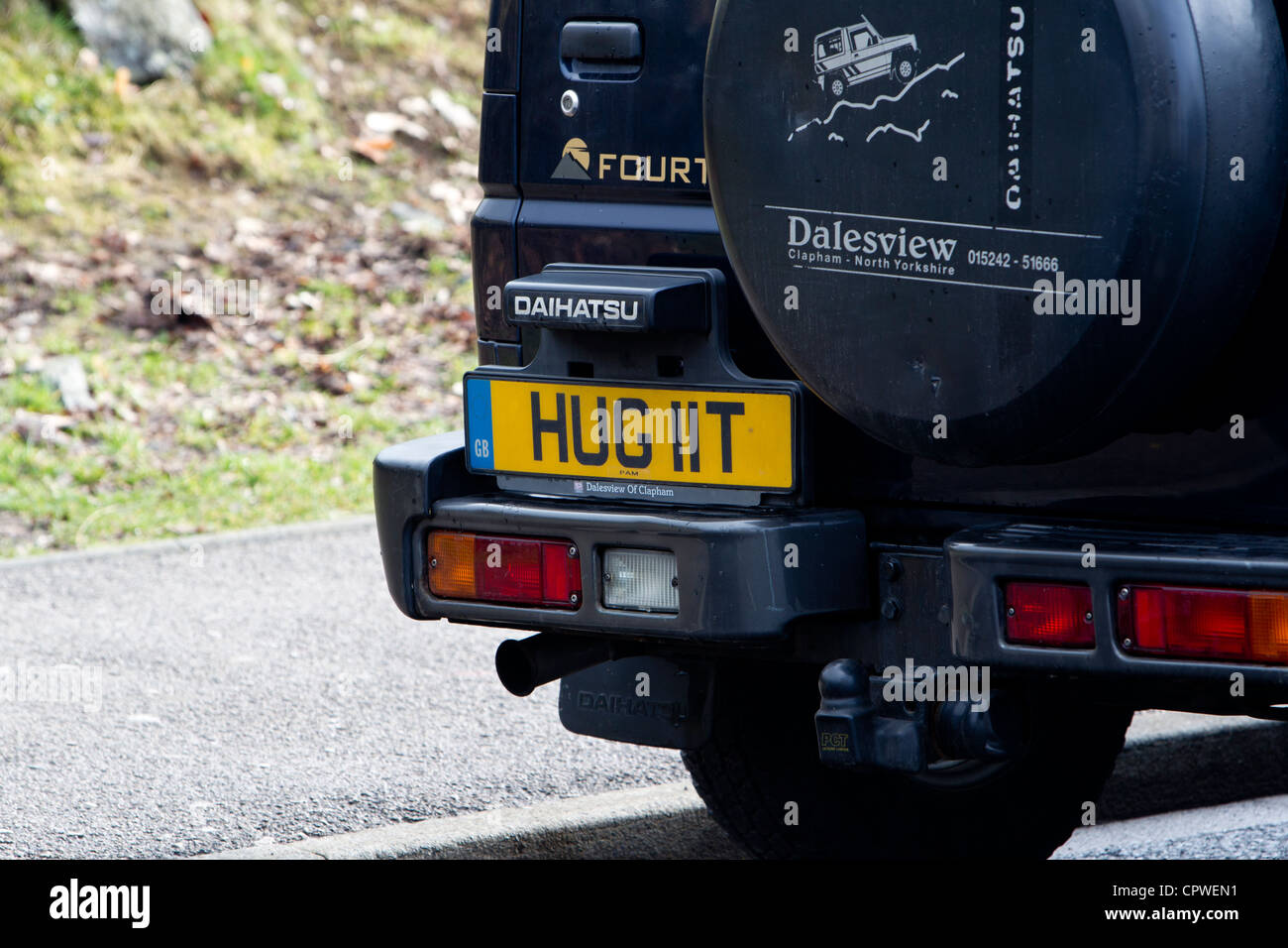 personalized number plates cherished car car cherished Stock Photo - Alamy