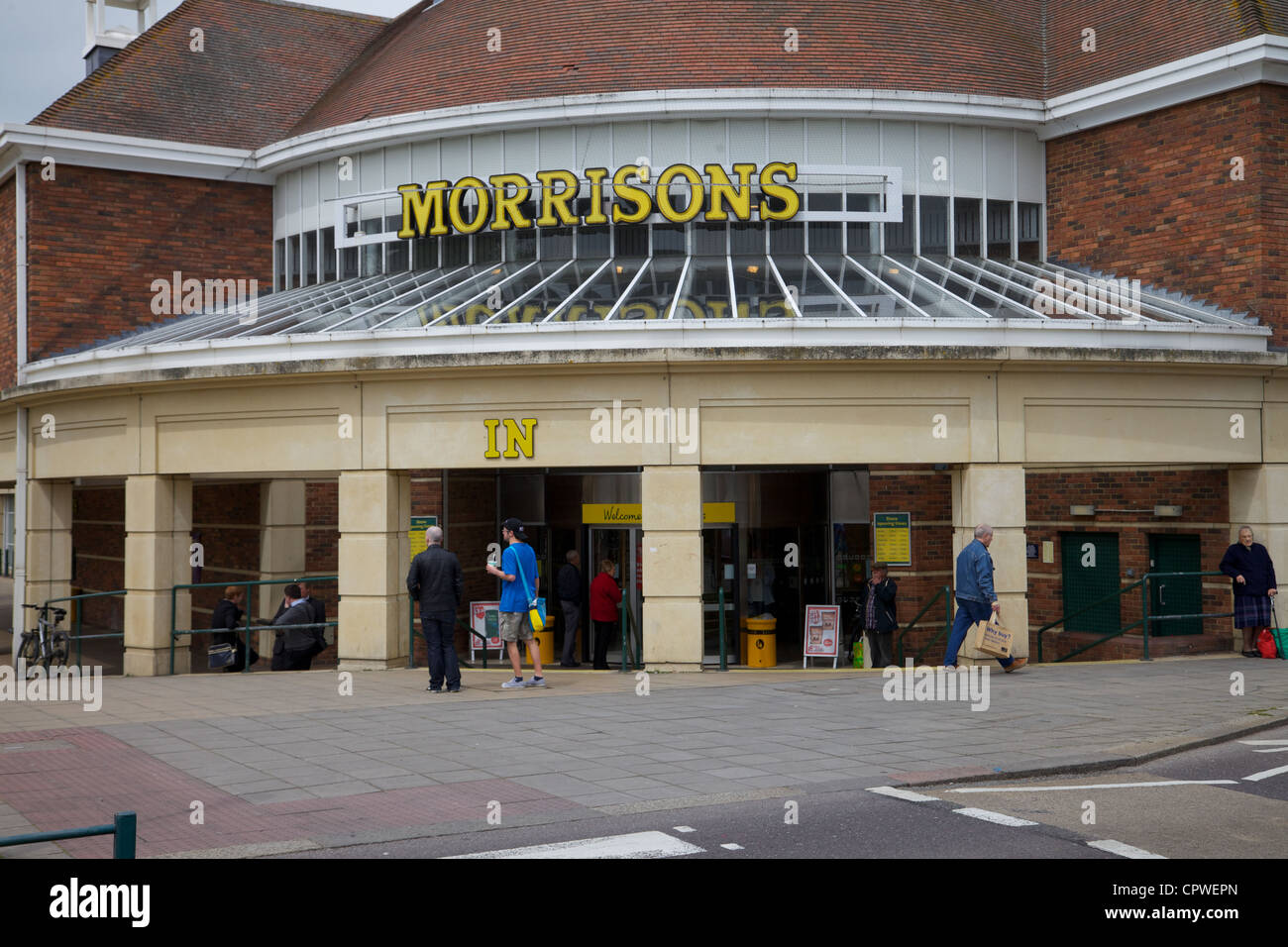 Morrisons shop sign hi-res stock photography and images - Alamy