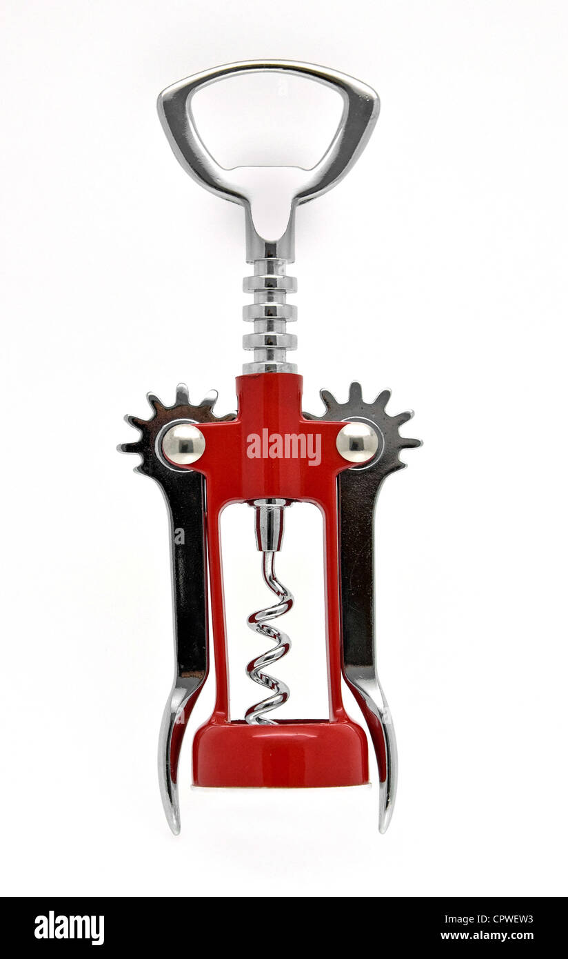 red cork screw Stock Photo - Alamy