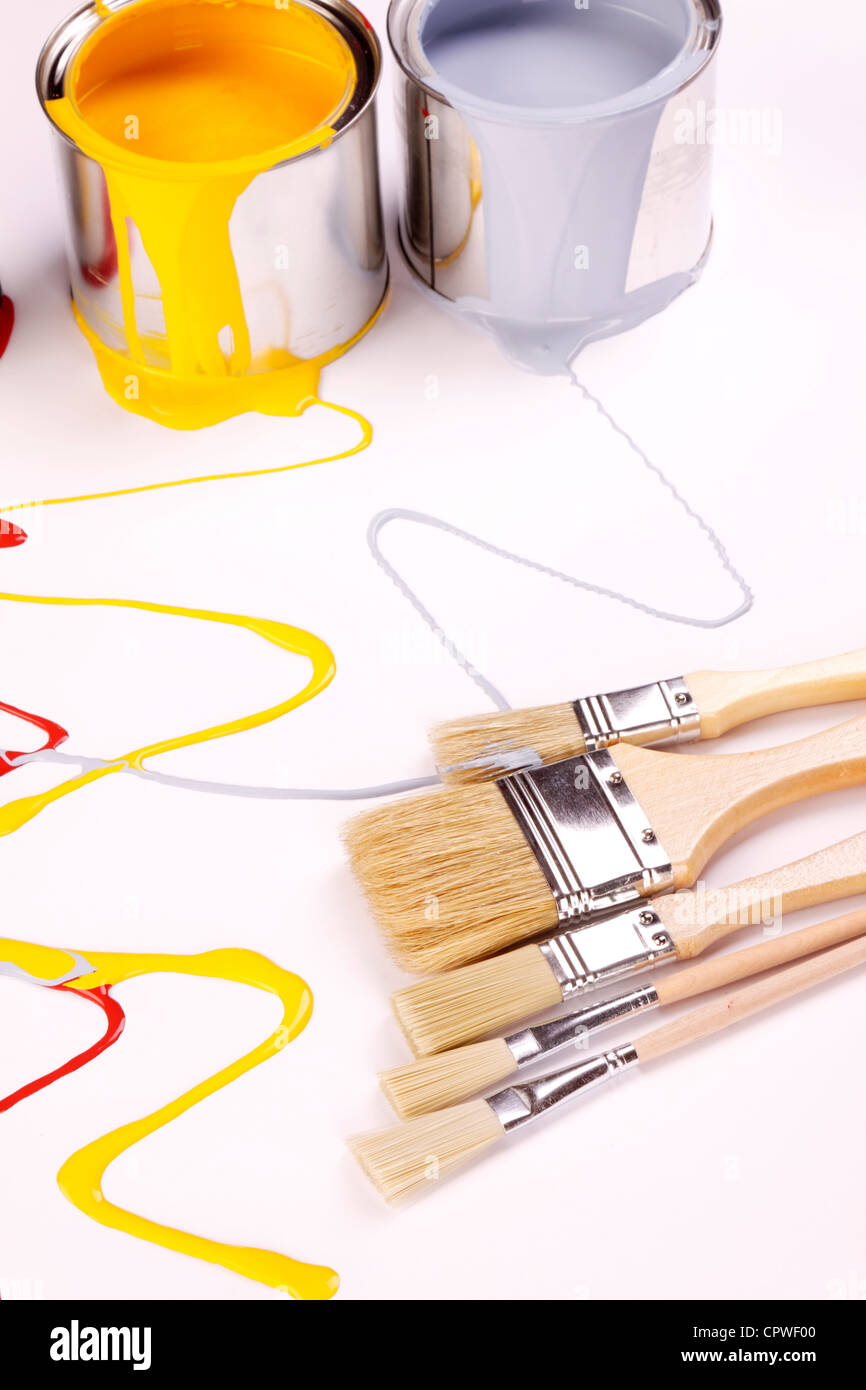 Spilled paint RM Stock Photo - Alamy