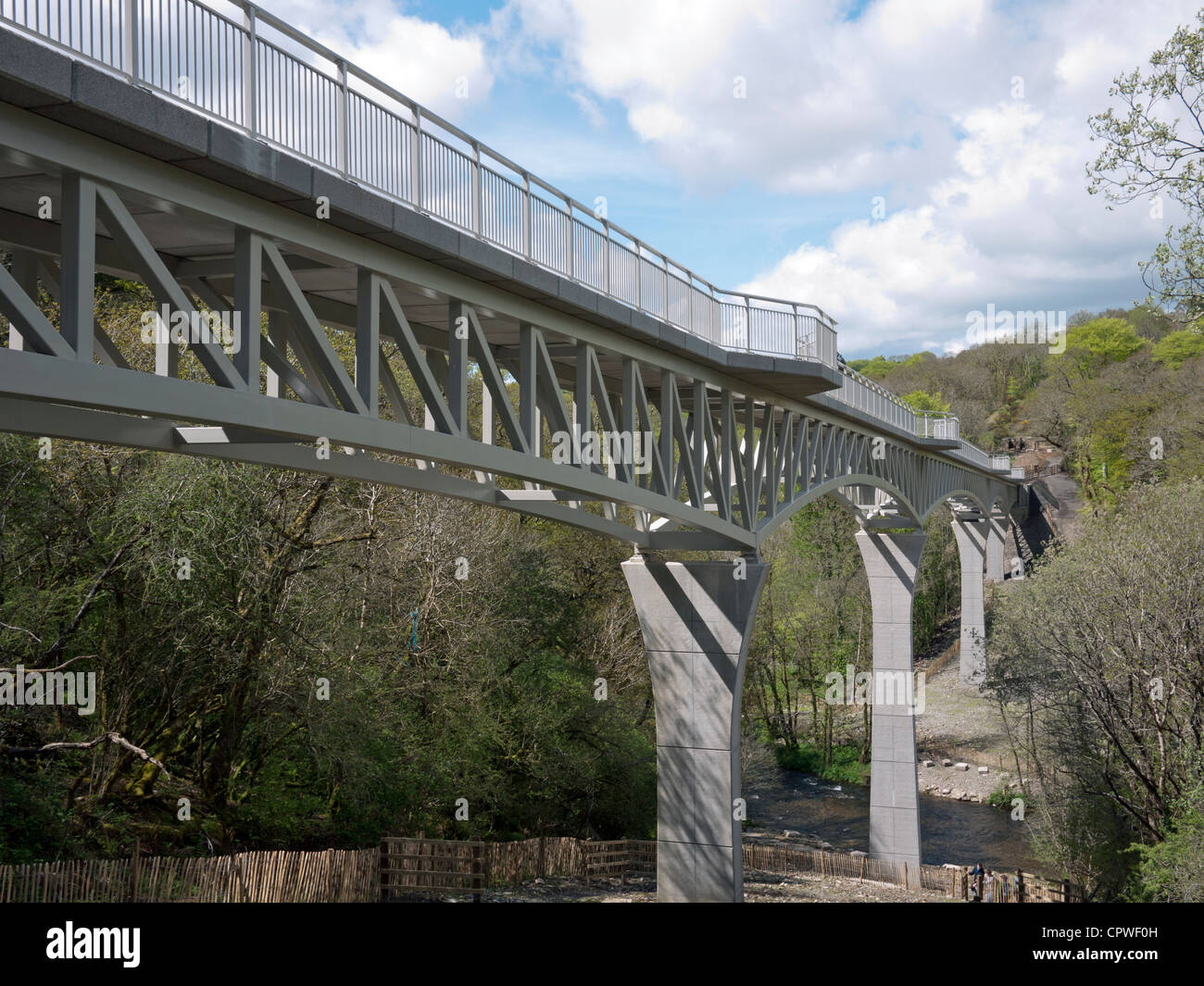 Gem Bridge over the River Walkham Devon Stock Photo - Alamy