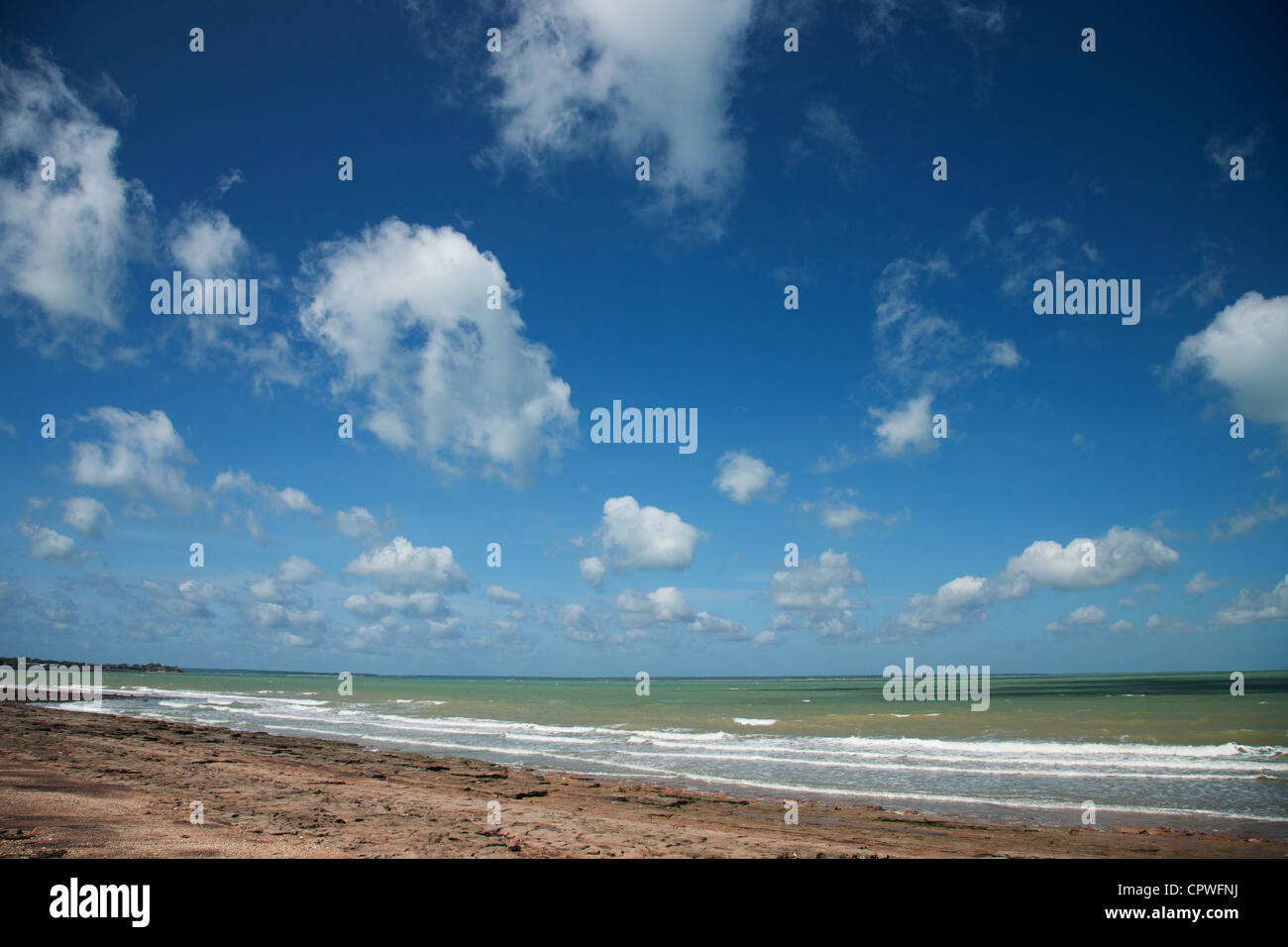 Scenary view of Australia Darwin Beach coastline Stock Photo - Alamy