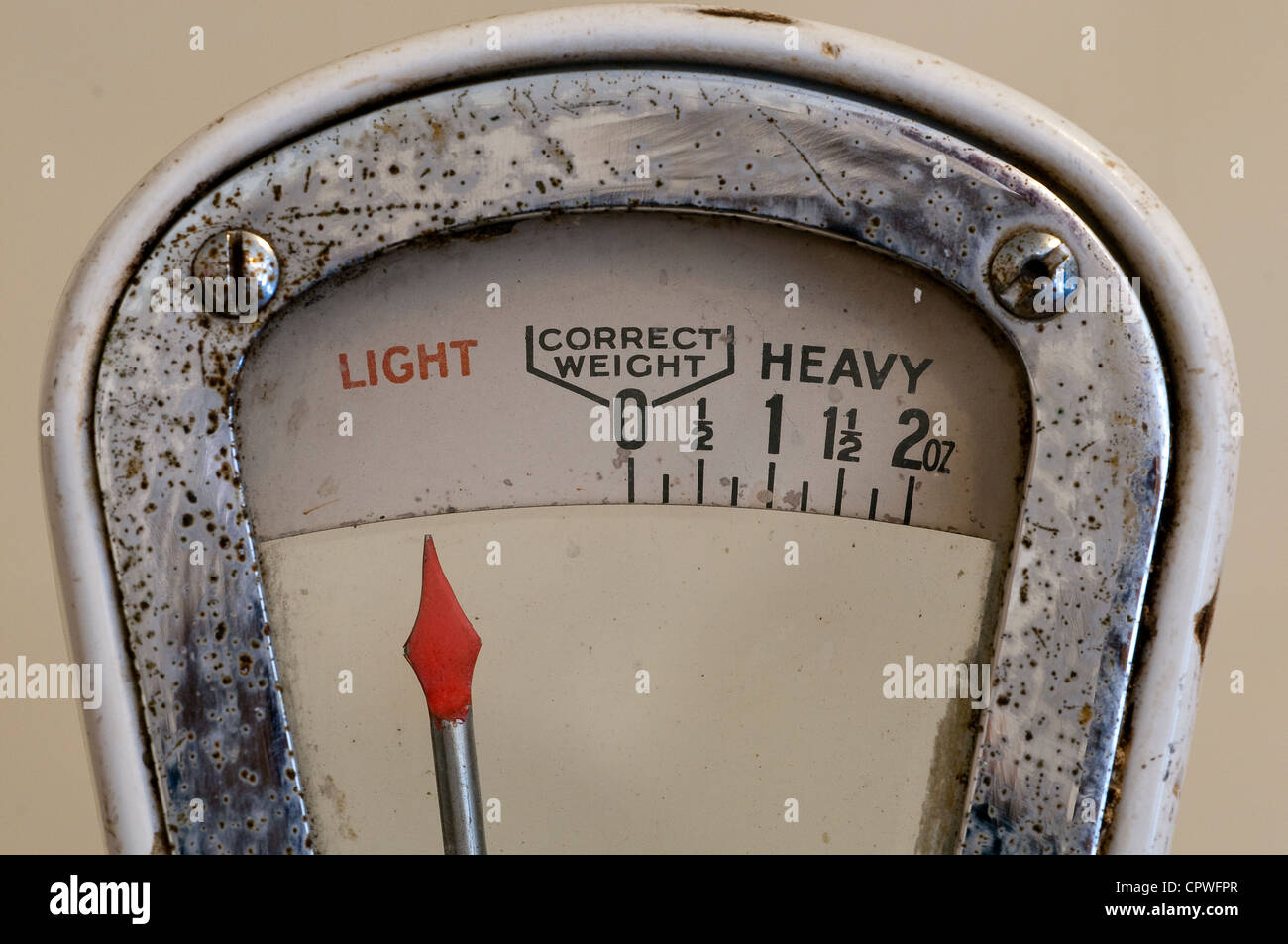 Butcher's balance weighing scales Stock Photo - Alamy