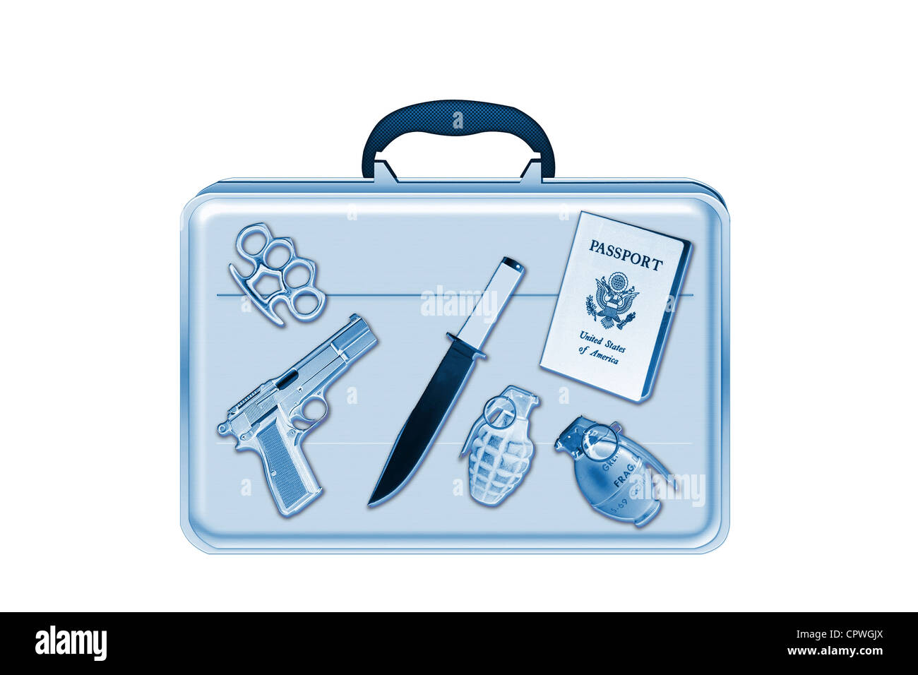 Check in airport gun hi-res stock photography and images - Alamy