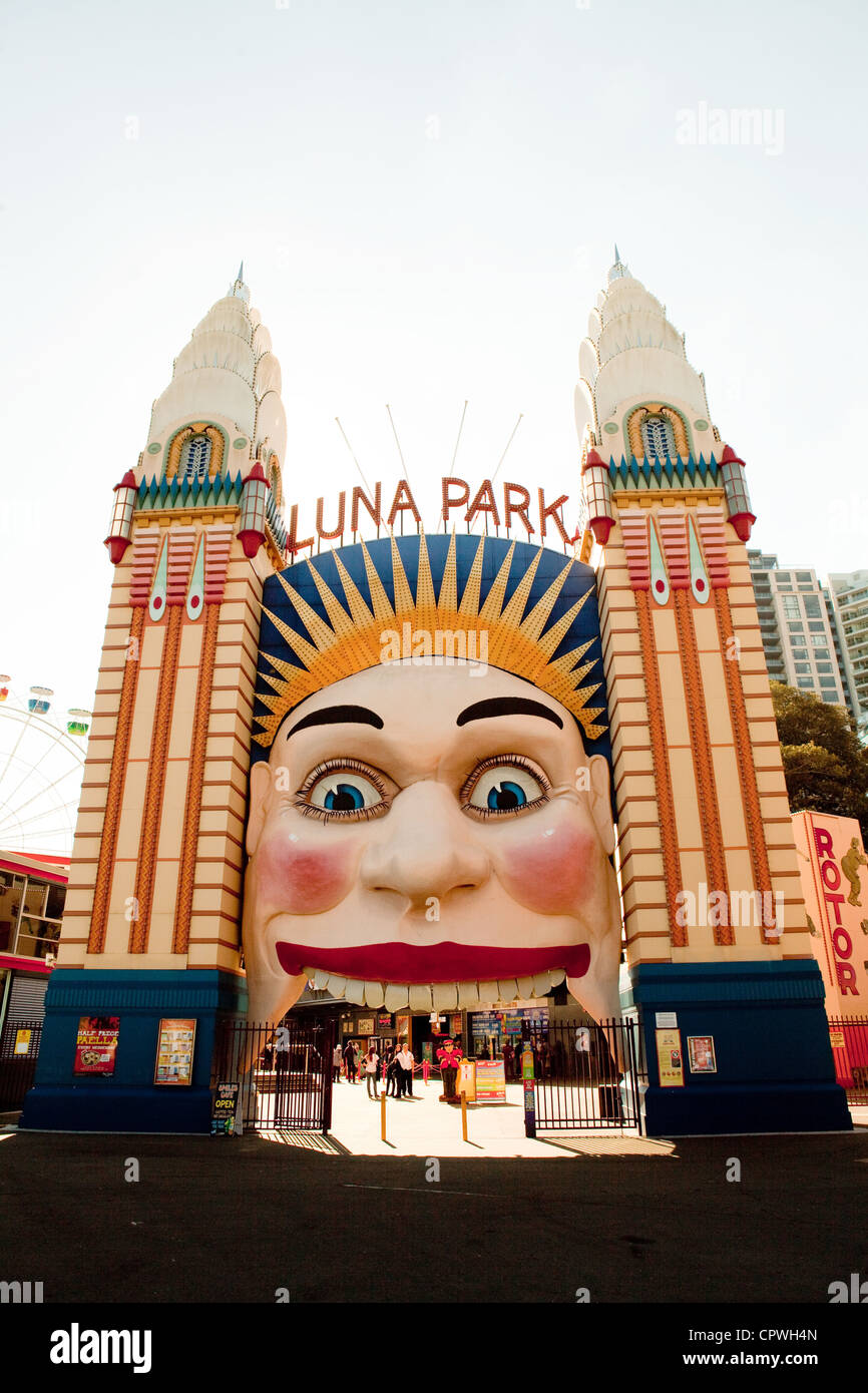 Luna park sydney portrait hi-res stock photography and images - Alamy