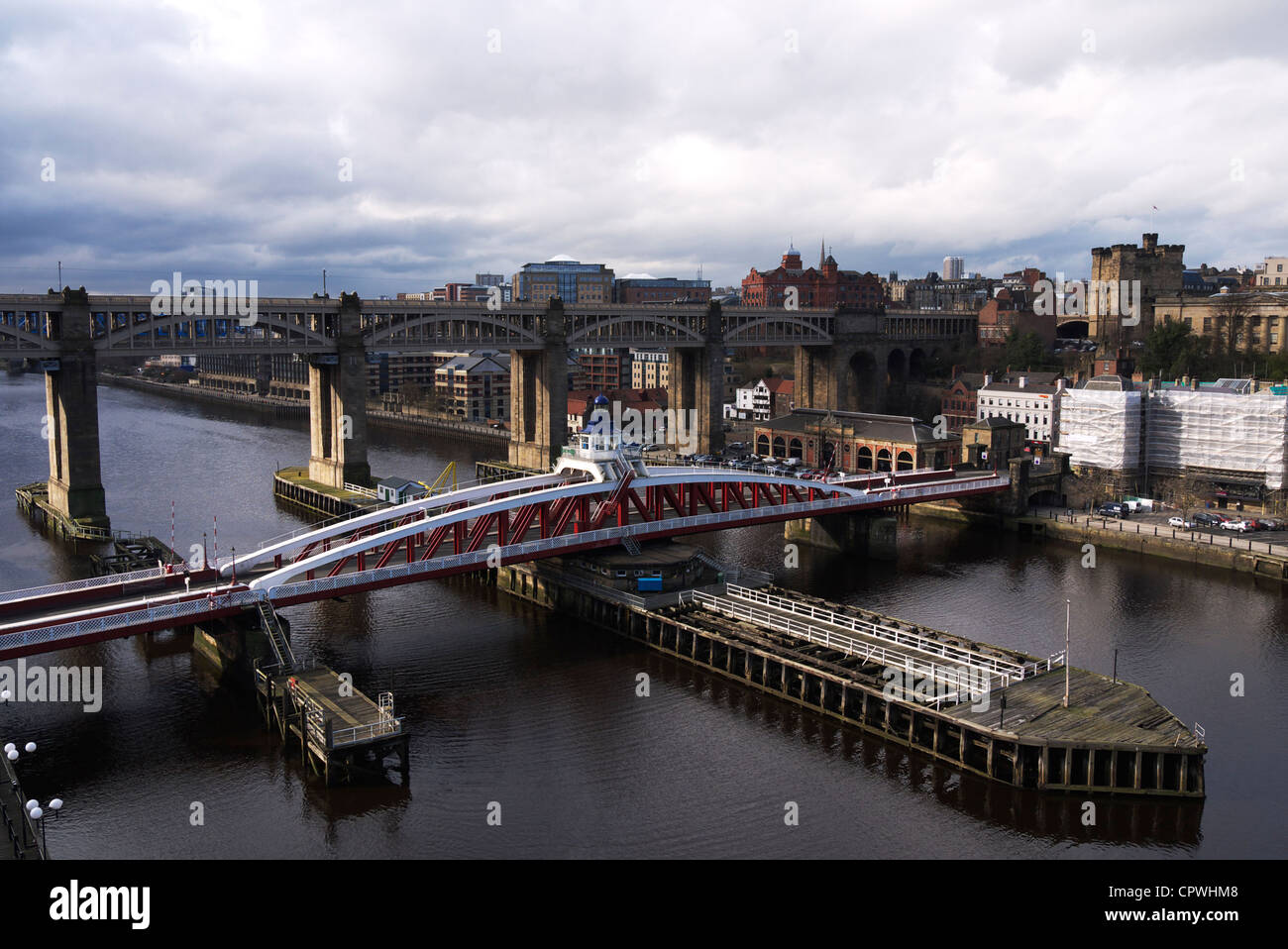 Swing bridge across hi-res stock photography and images - Alamy