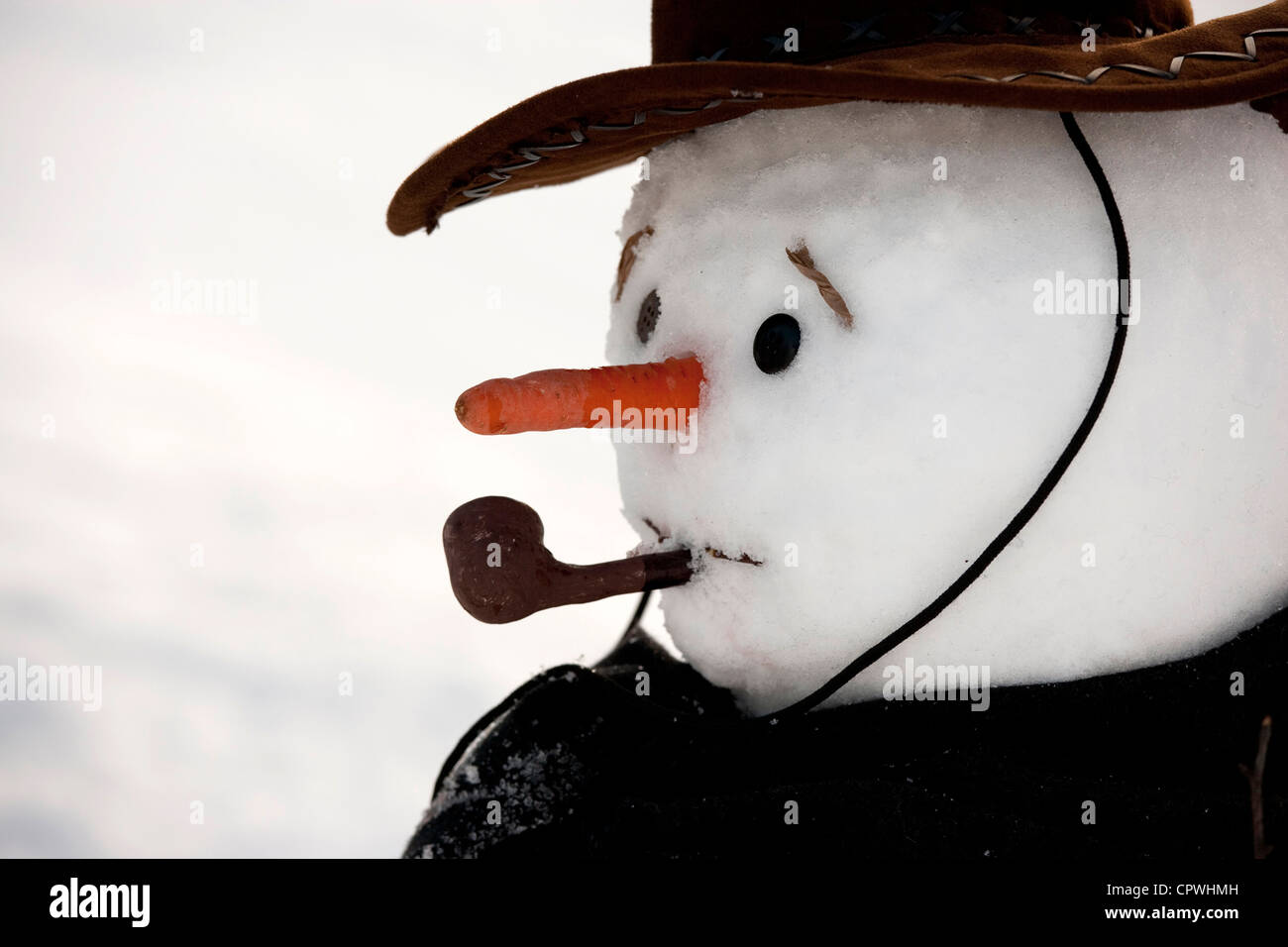 happy snow man Stock Photo - Alamy