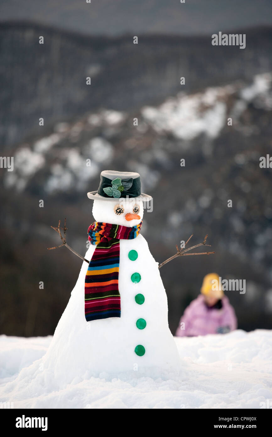 happy snow man Stock Photo - Alamy