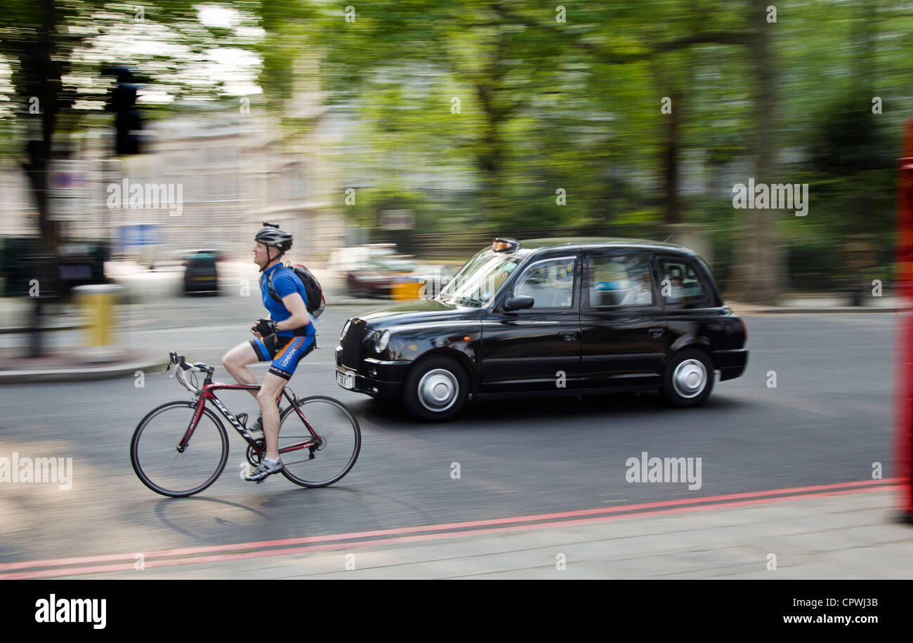 The British London TAXI Stock Photo - Alamy