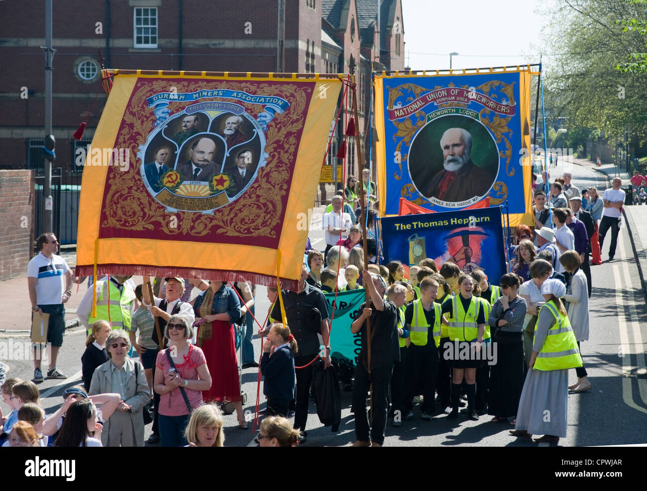 March to commemorate the Felling pit disaster passes down Sunderland ...