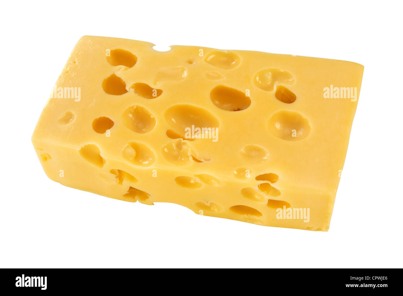 piece of cheese isolated on a white background Stock Photo - Alamy