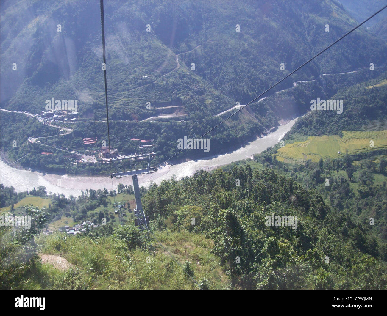 Aerial view of rural area in Nepal Stock Photo - Alamy